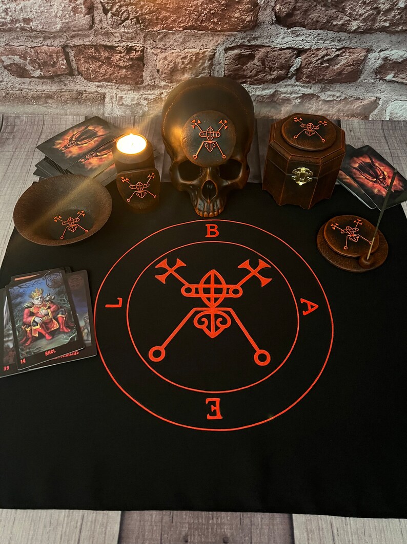 Lesser Key Solomon Bael Sigil Goetia Candlestick - Etsy