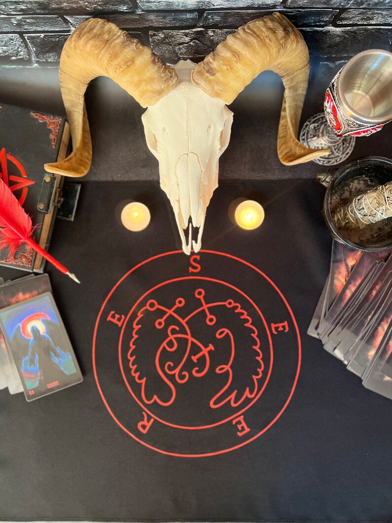 Seere Sigil Goetia Lesser Key Solomon Tablecloth - Etsy