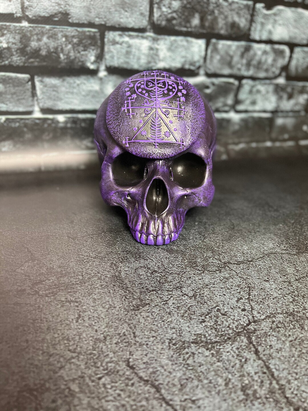 Maman Brigitte Skull Voodoo Ritual Altar Tool Witchcraft - Etsy