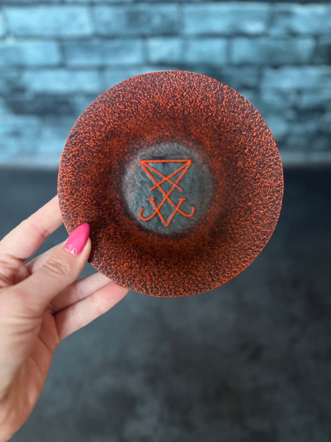 Lucifer Offering Bowl Witch Home Decor Altar Tool Witchcraft - Etsy