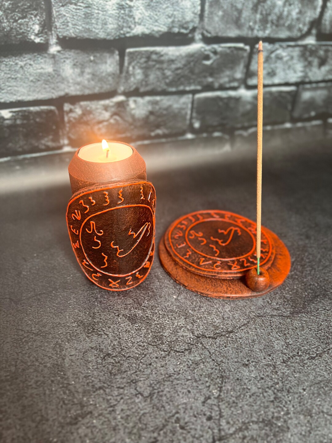 Lucifer Sigil Altar SET Ritual Demonology Occultism Witchcraft Supplies ...