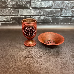 Paimon SET Ars Goetia Demon Sigil Offering Bowl Altar Cup Goblet Plate ...