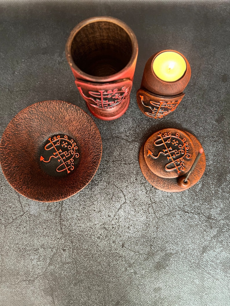 Goetia Asmoday Sigil Lesser Key Solomon SET - Etsy