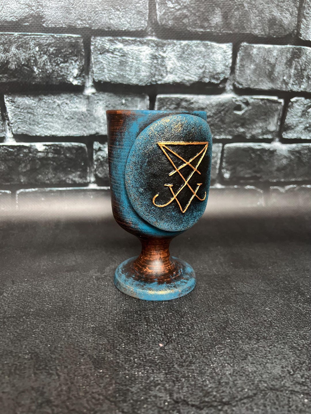Lucifer Altar Chalice Demon Magic Cup Ritual Goblet Luciferian ...