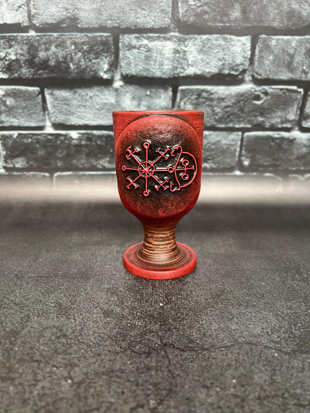 Valac Sigil Goetia Demon Altar Ritual Cup Lesser Key Solomon Demonology ...