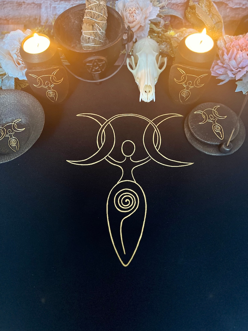 Spiral Goddess Cloth Moon Goddess Wicca Altar Tool Ritual - Etsy