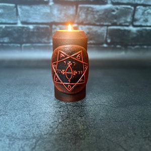 Babalon Goddess Thelema Altar Ritual Candlestick Candle Holder ...