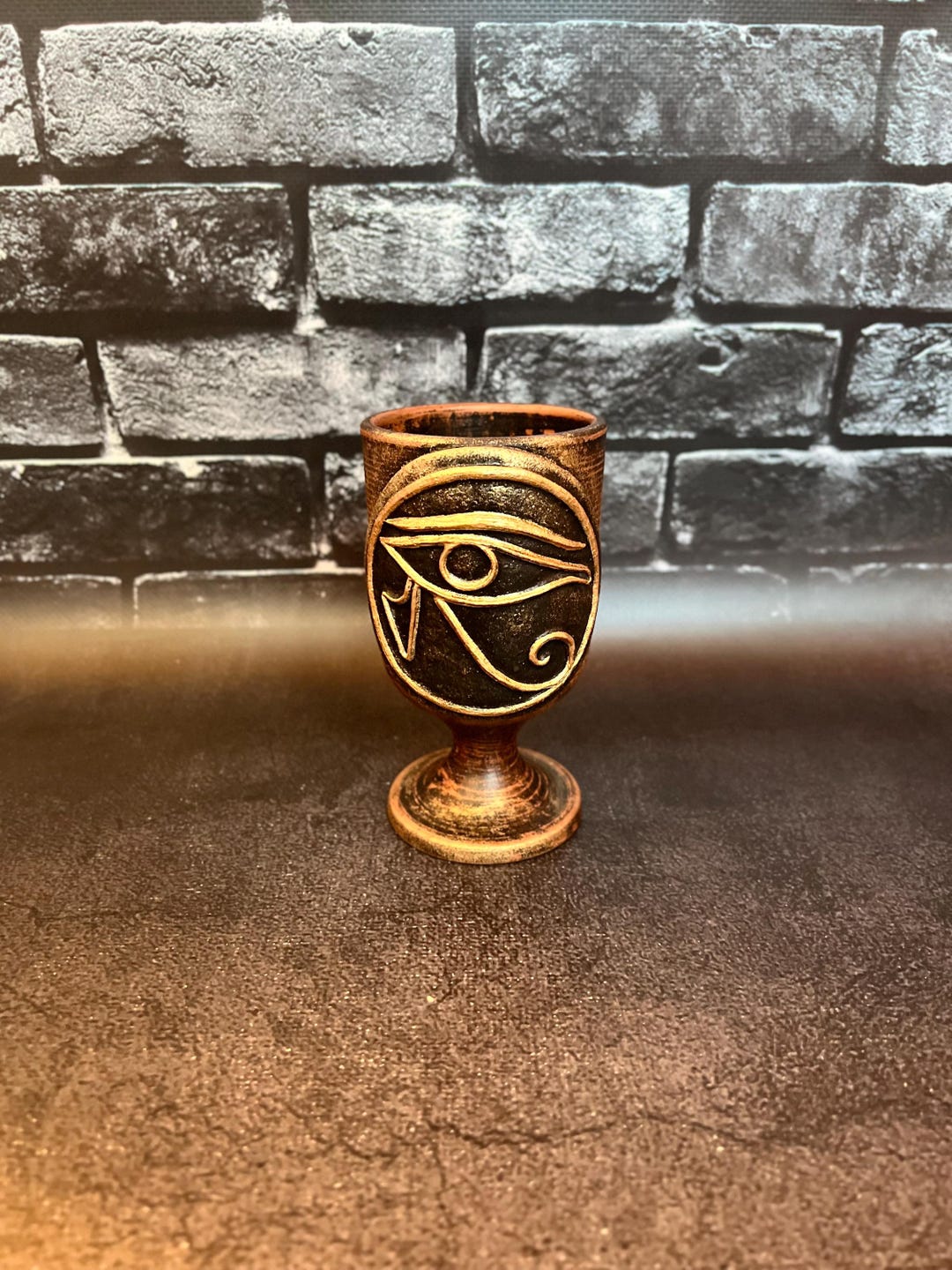 Horus Eye Egyptian God Chalice Altar Cup Ritual Supplies Witchcraft ...