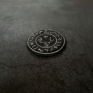 Beelzebub Demon Sigil Circle 3.5 Witch Altar Decor Ritual Altar ...