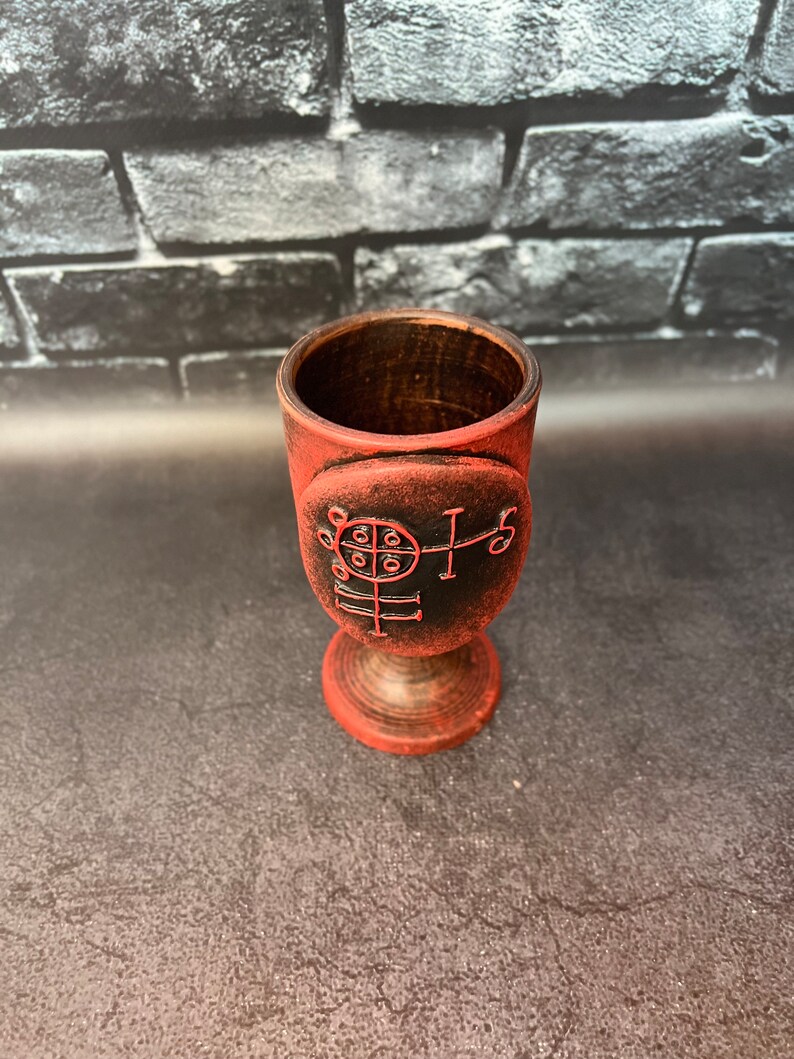 Buer Goetia Demon Sigil Altar Ritual Cup Lesser Key Solomon Occult Tool ...