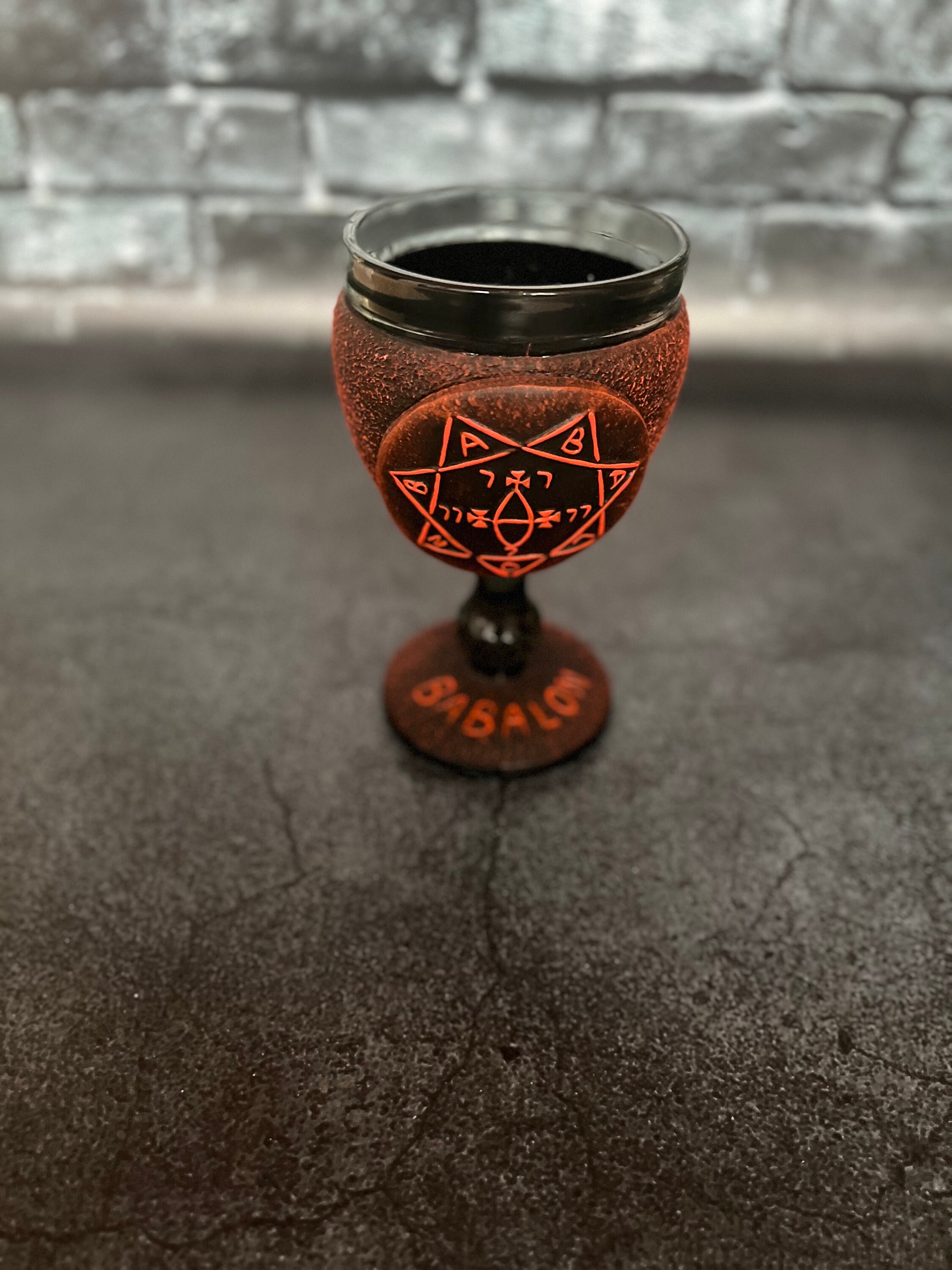 Babalon Altar Cup Thelema Crowley Babalon Sigil Altar Tool - Etsy
