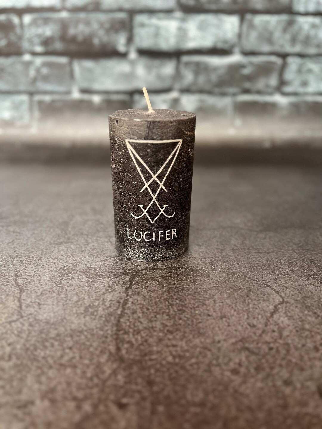 Lucifer Candle Lucifer Altar Tool Witch Home Decor Altar Witchcraft ...
