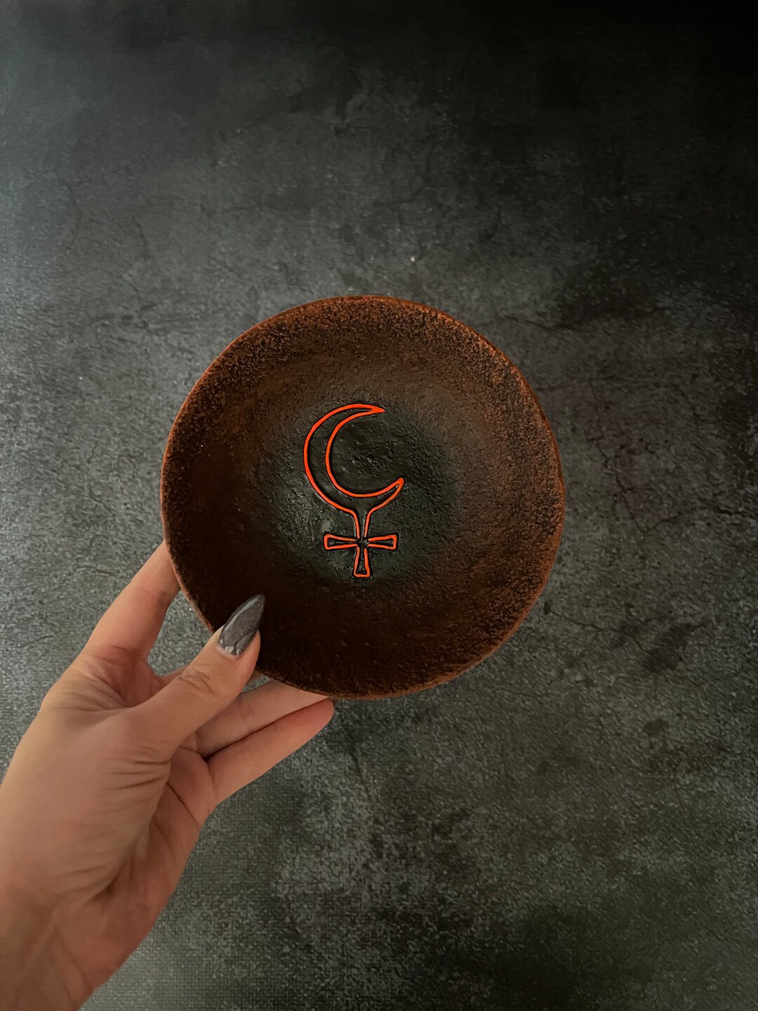 Lilith Offering Bowl Lilith Sigil Plate Witch Altar Witchcraft Supplies ...