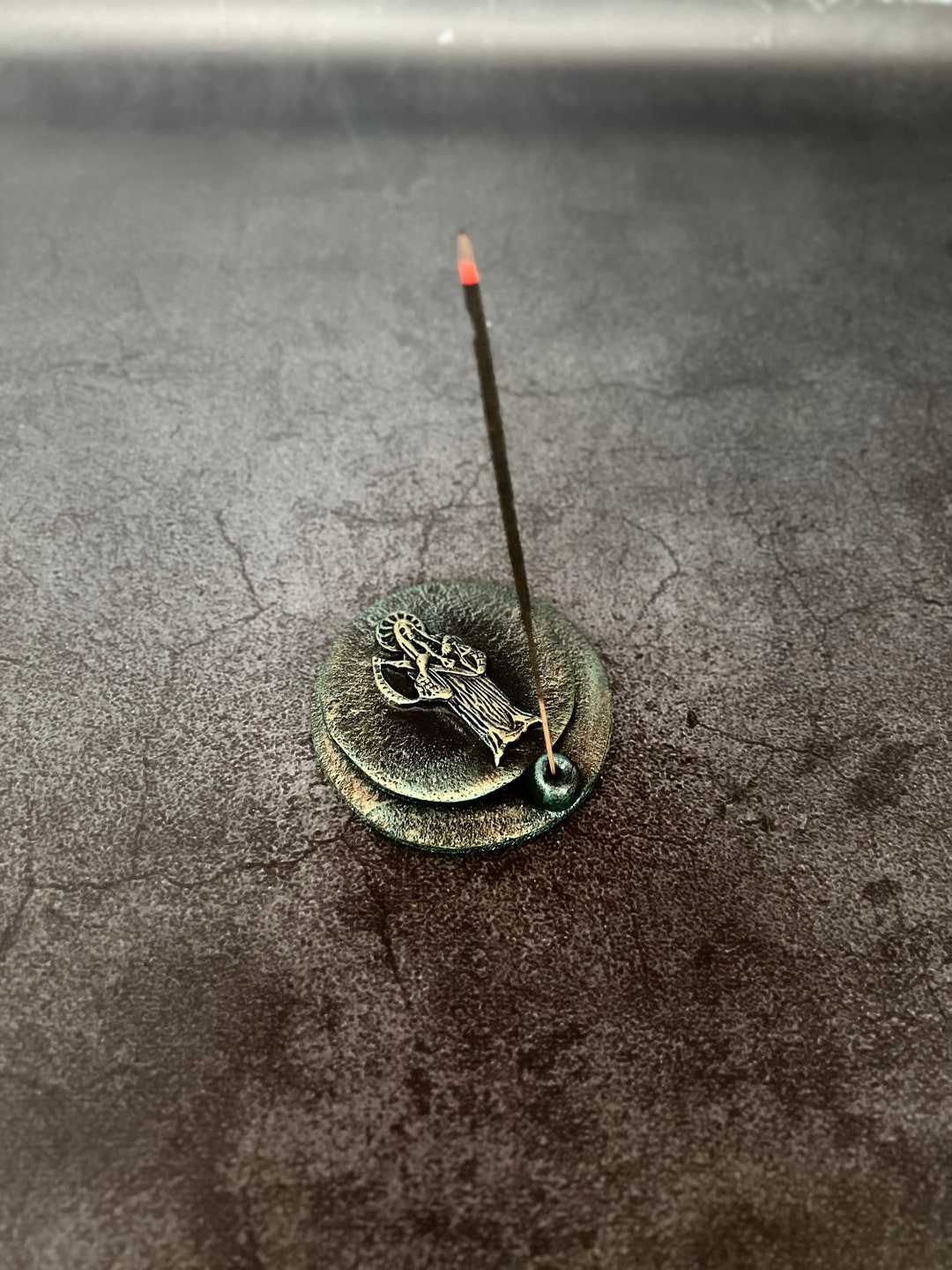 Santa Muerte Incense Holder Holy Death Altar Tool Witchcraft Occult ...