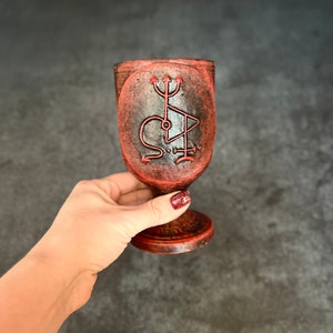 Samael Qliphoth Sigil Altar Ritual Cup - Etsy
