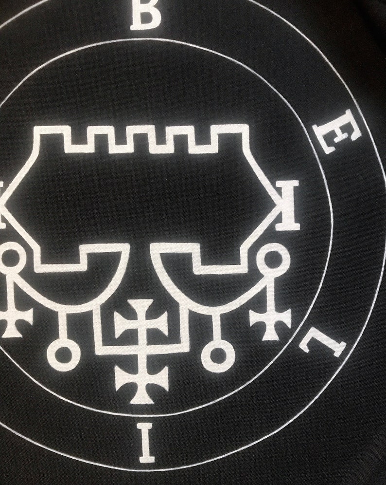 Belial Tablecloth Goetia Demon Sigil Ritual Altar Occult Altar - Etsy