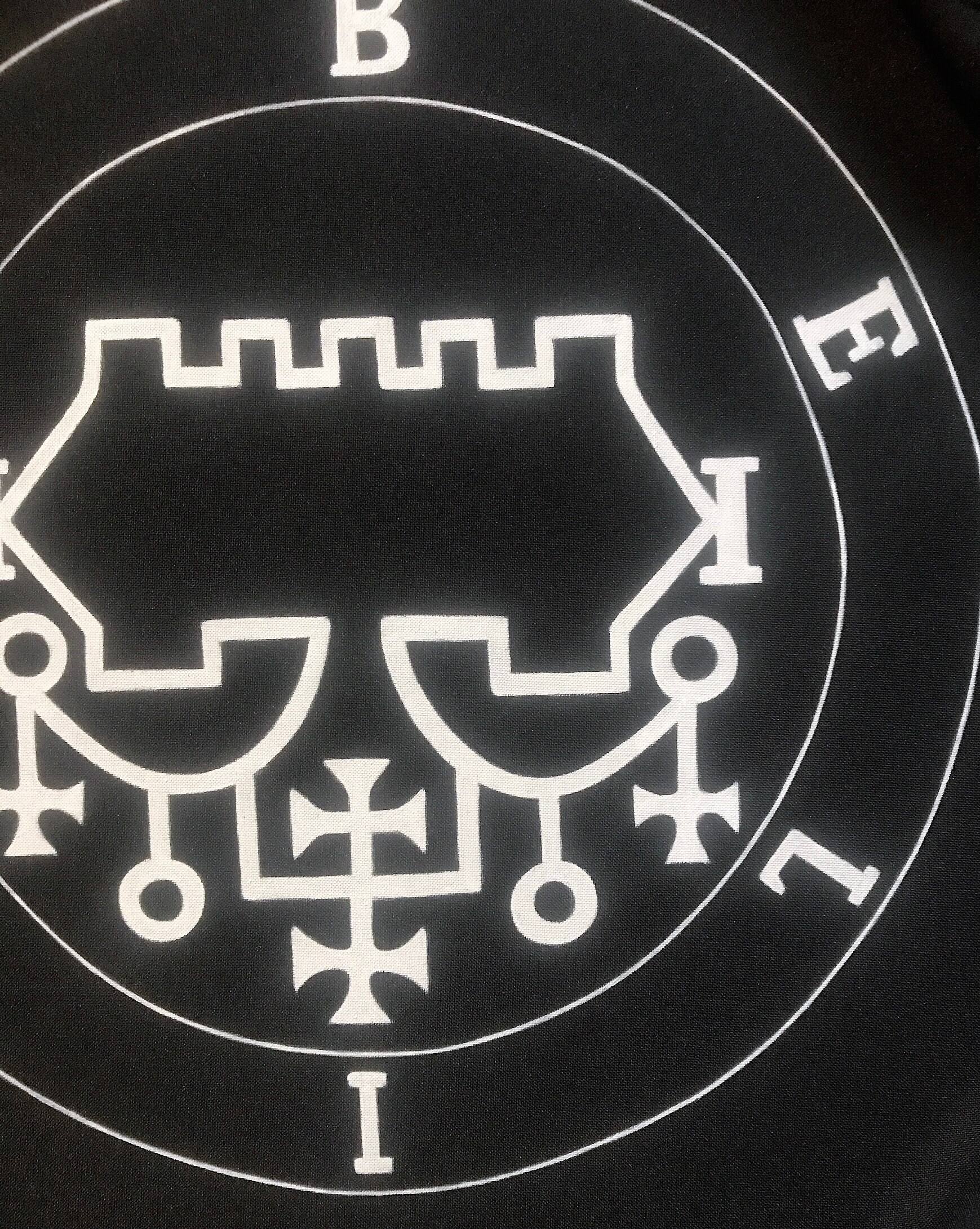 Belial Tablecloth Goetia Demon Sigil Ritual Altar Occult Altar - Etsy