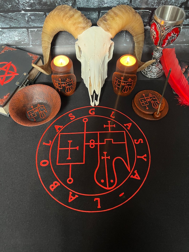 Glasya Labolas Goetia Tablecloth 72demon Sigil Ritual Altar Cloth ...