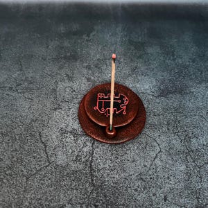 Stolas Demon Sigil Goetia Alrar Ritual Incense Holder Solomon Magic ...