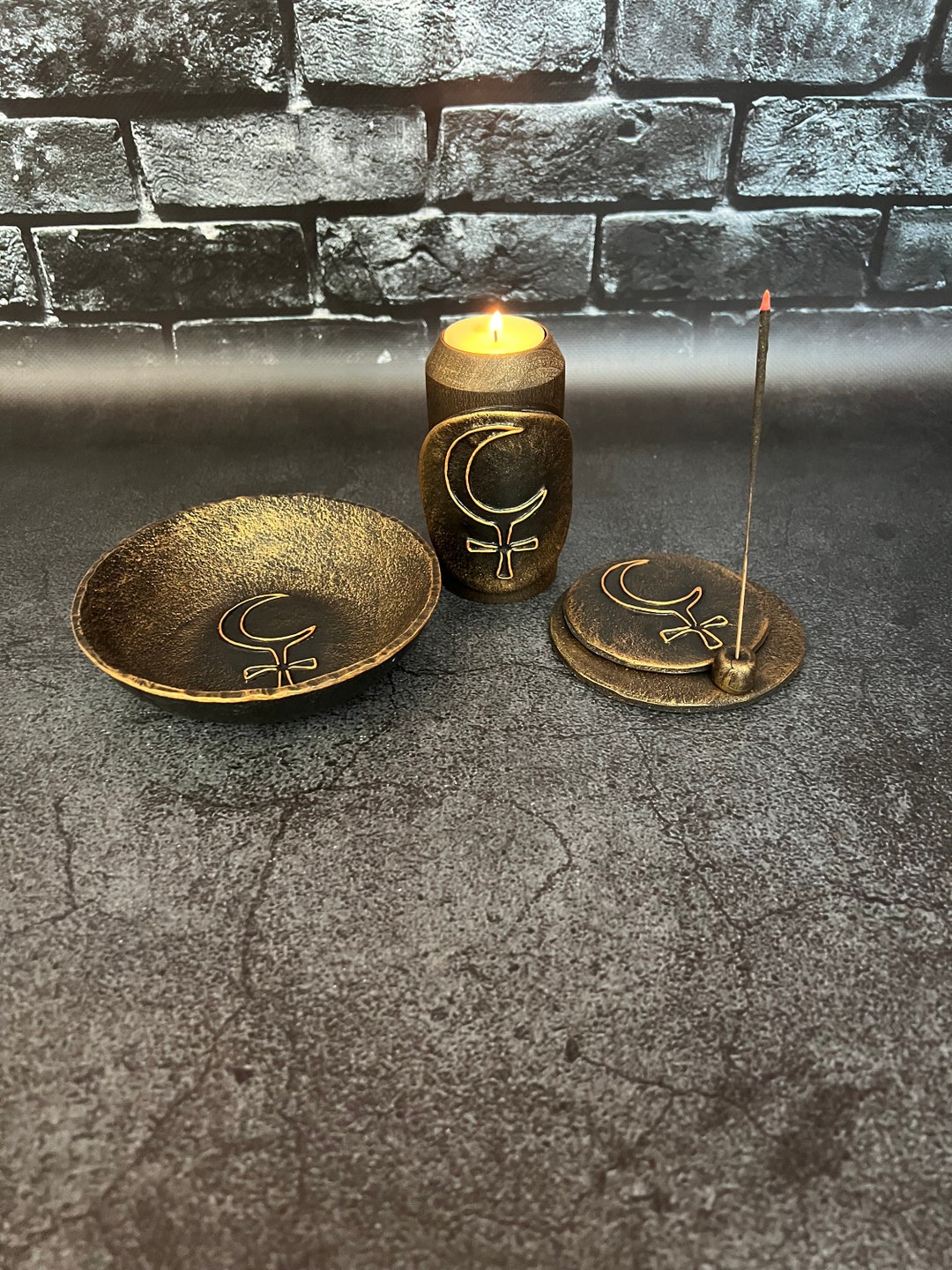 Lilith Sigil Altar Set | Demonology Ritual Tools | Occult Witchcraft ...