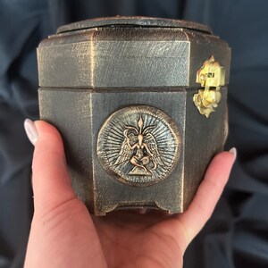 Baphomet Box Satan Decor Altar Tool Witchcraft Supplies Sorcery - Etsy