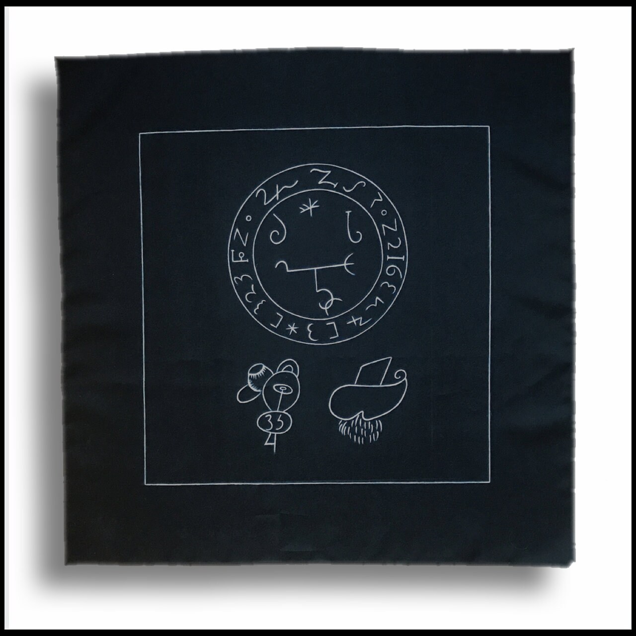 Beelzebub Tablecloth Witch Altar Decor Ritual Cloth Occult - Etsy