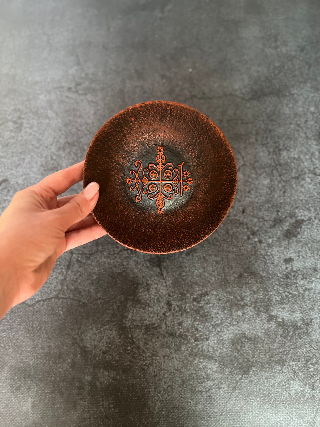 Papa Legba Voodoo Symbol Altar Ritual Offering Bowl Witchcraft Supplies ...