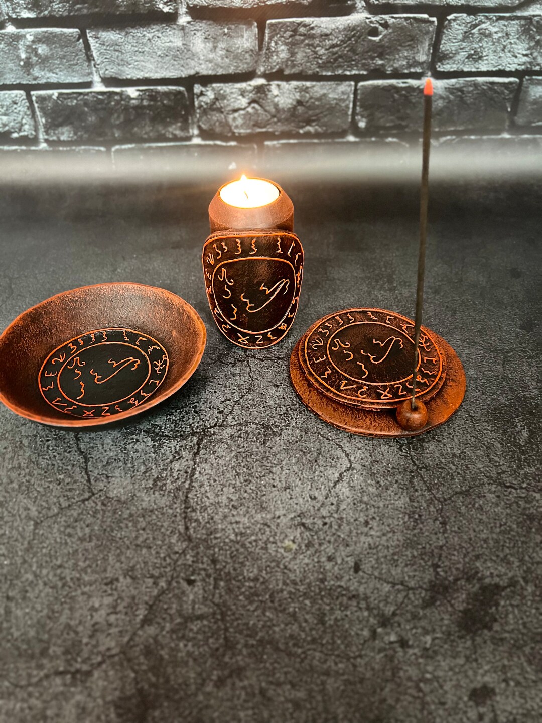 Lucifer Demon Altar Ritual SET Occult Tool Witchcraft Supplies ...