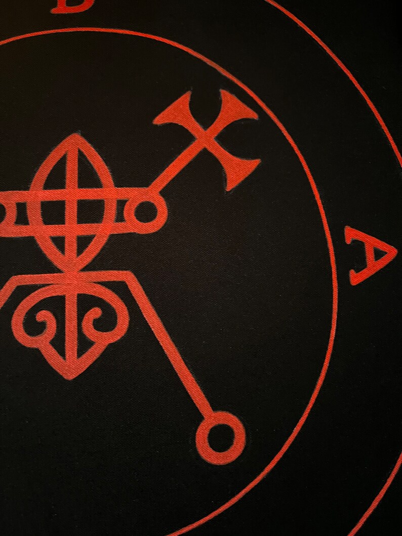Bael Sigil Goetia Lesser Key Solomon Tablecloth - Etsy