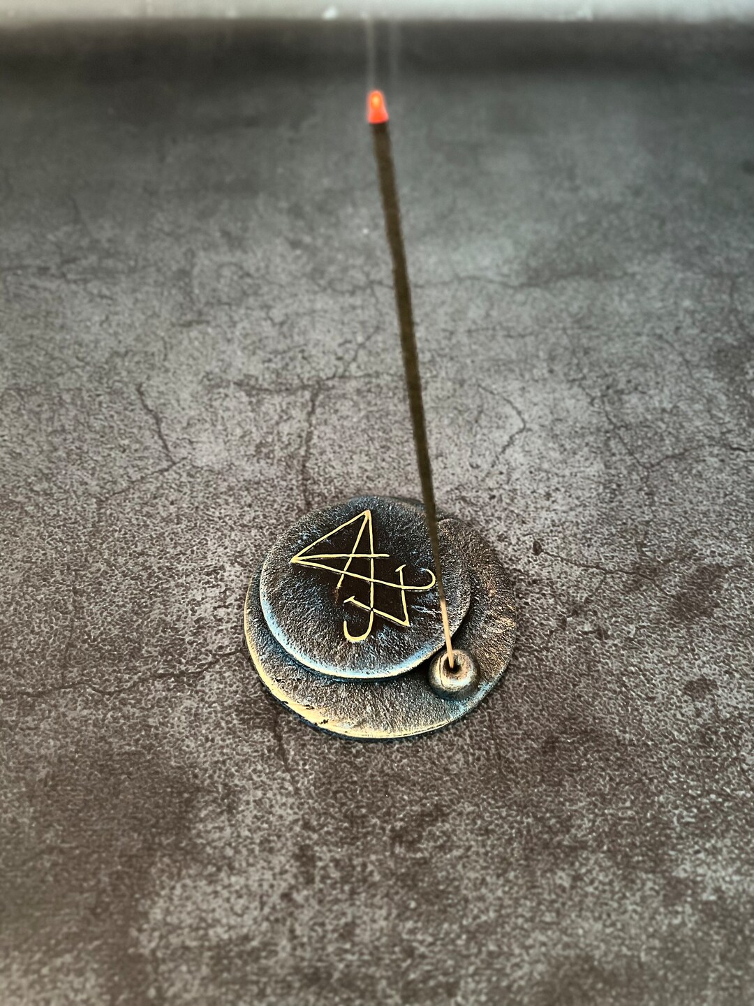 Lucifer Demon Altar Ritual Incense Holder Occult Tool Demonology ...