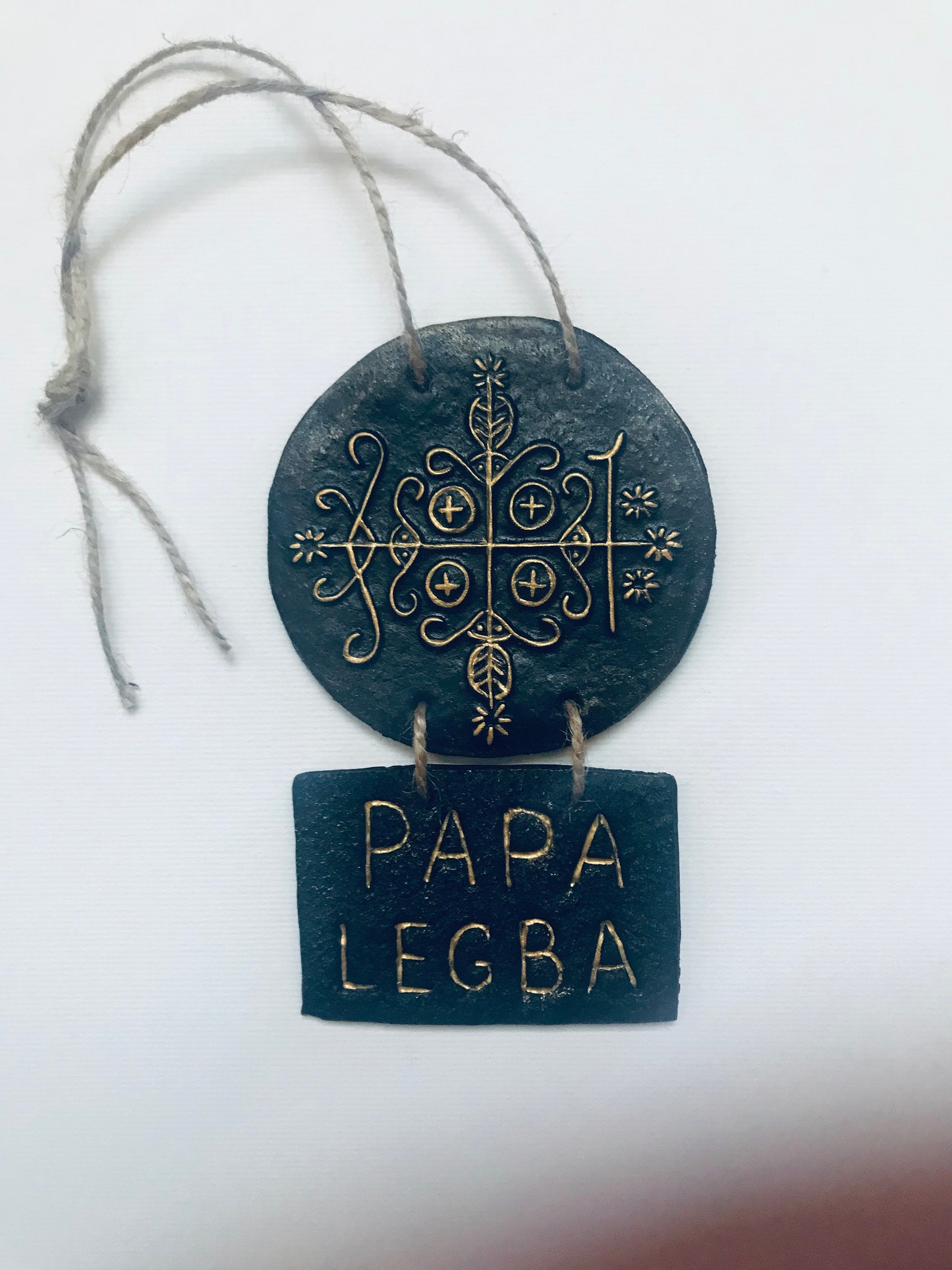 Papa Legba Wall Decor Voodoo Symbol Occult Altar Altar Tool - Etsy