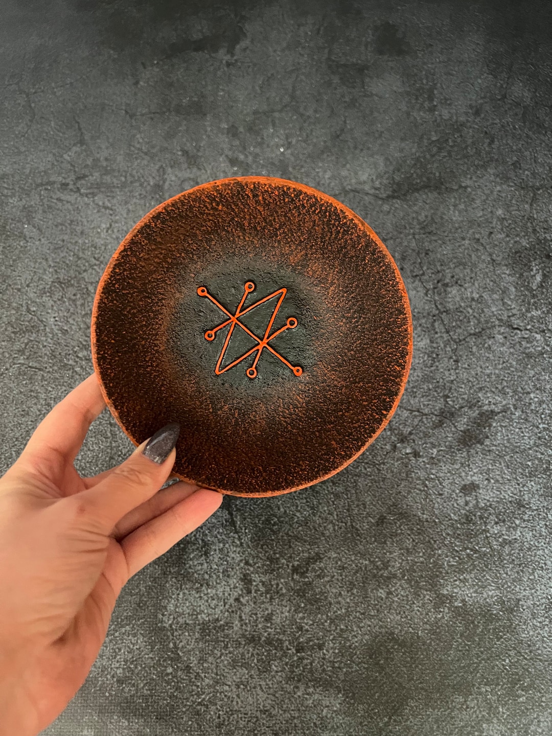 Azazel Sigil Offering Bowl Demon Goetia Plate Ritual Altar Witchcraft ...