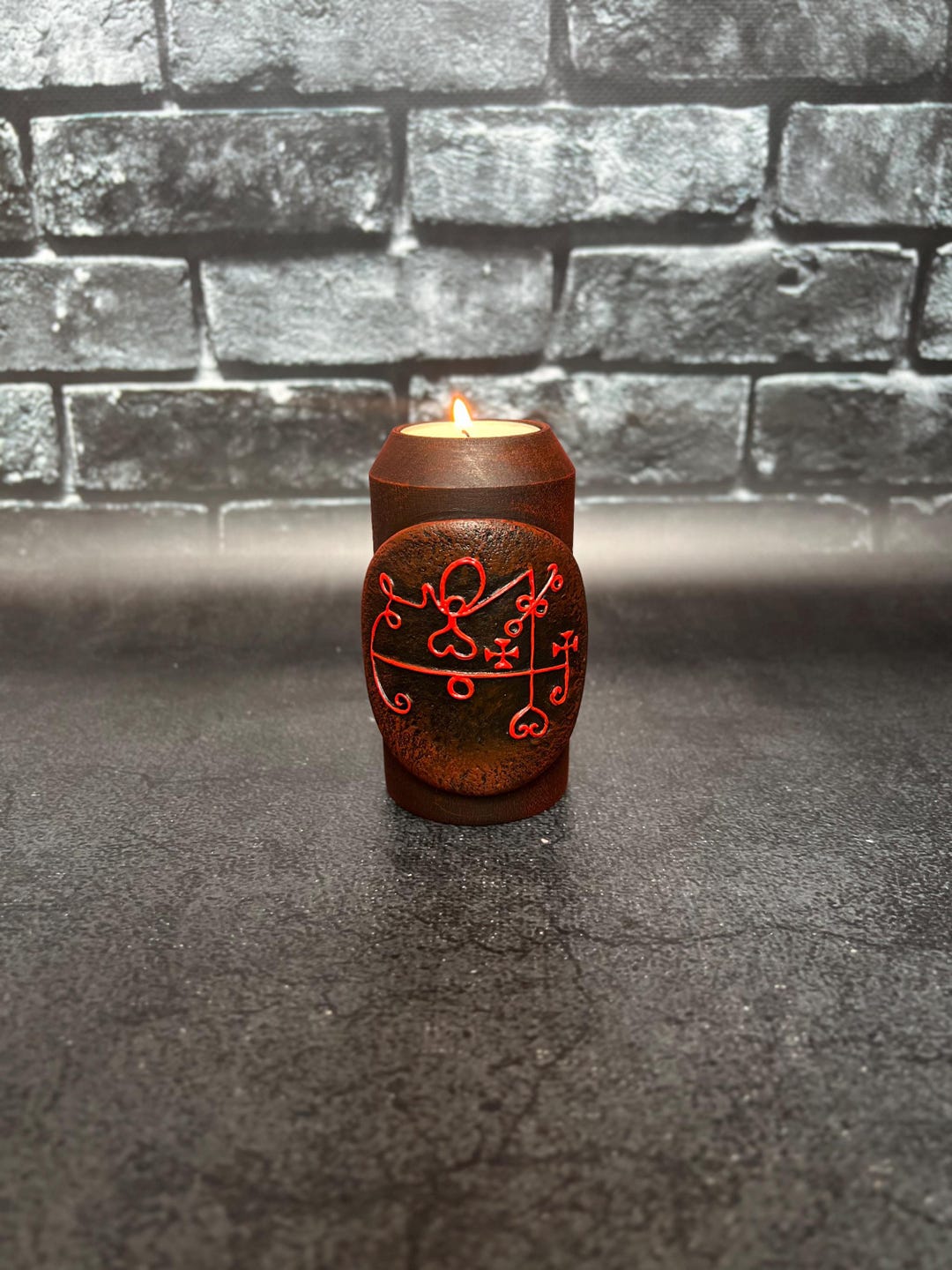 Beleth Goetia Demon Sigil Altar Ritual Candlestick Solomon Magic ...