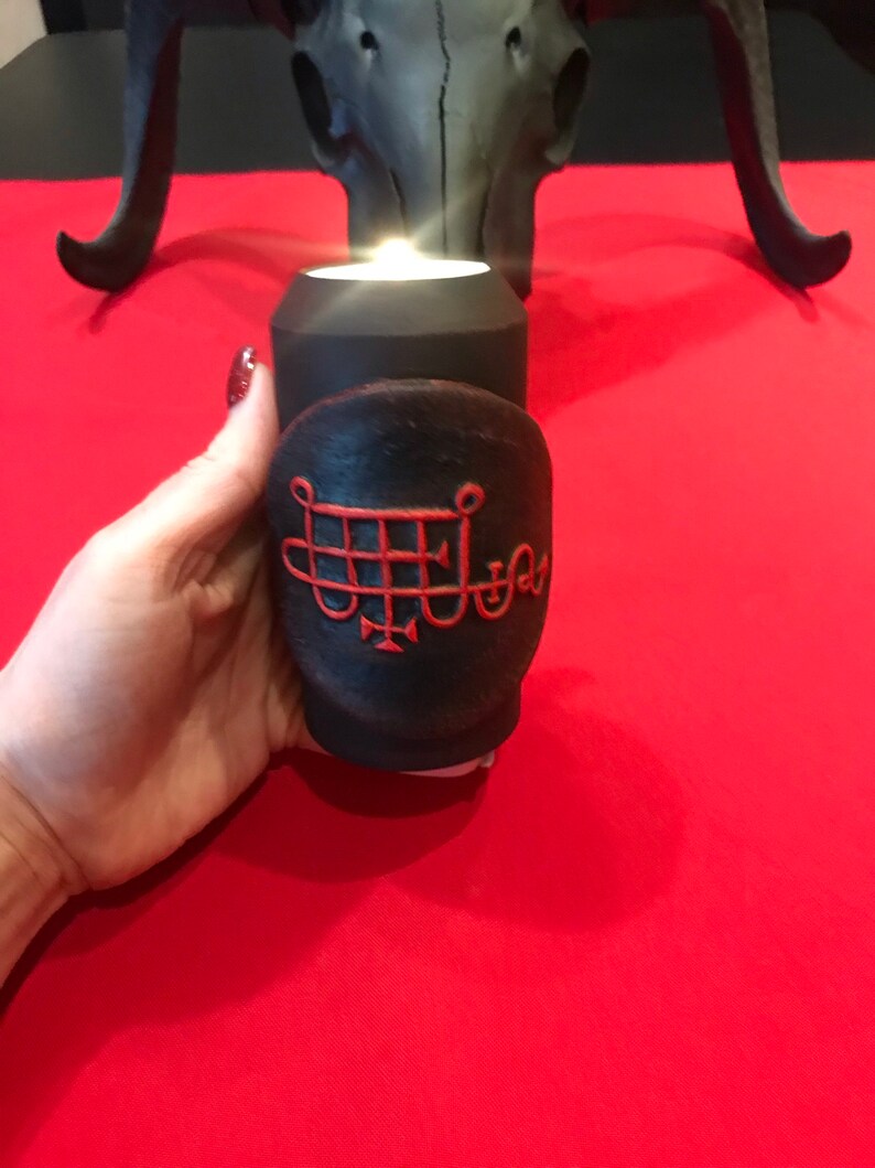 Bune Candlestick Goetia Demon Sigil Altar Tool Witchcraft - Etsy