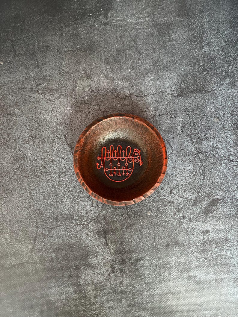 Vepar Sigil Goetia Altar Offering Bowl - Etsy