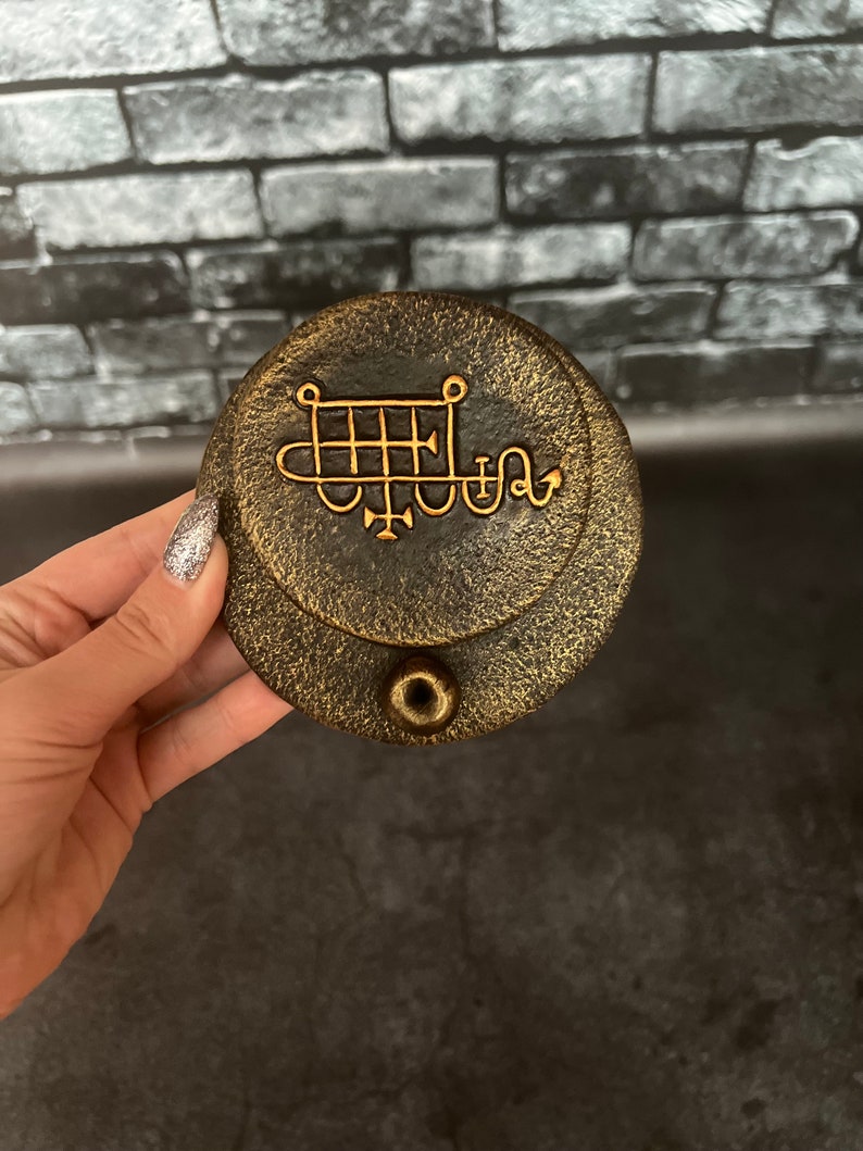 Bune Sigil Goetia Demon Altar Incense Holder Solomon Magic Ritual Decor ...