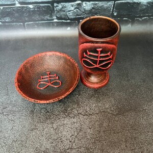 Leviathan Cross Sulfur Altar SET Ritual Tool Occult Decor Satanism ...