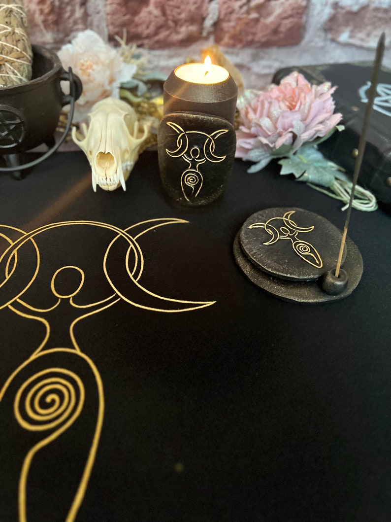 Spiral Goddess Cloth Moon Goddess Wicca Altar Tool Ritual - Etsy