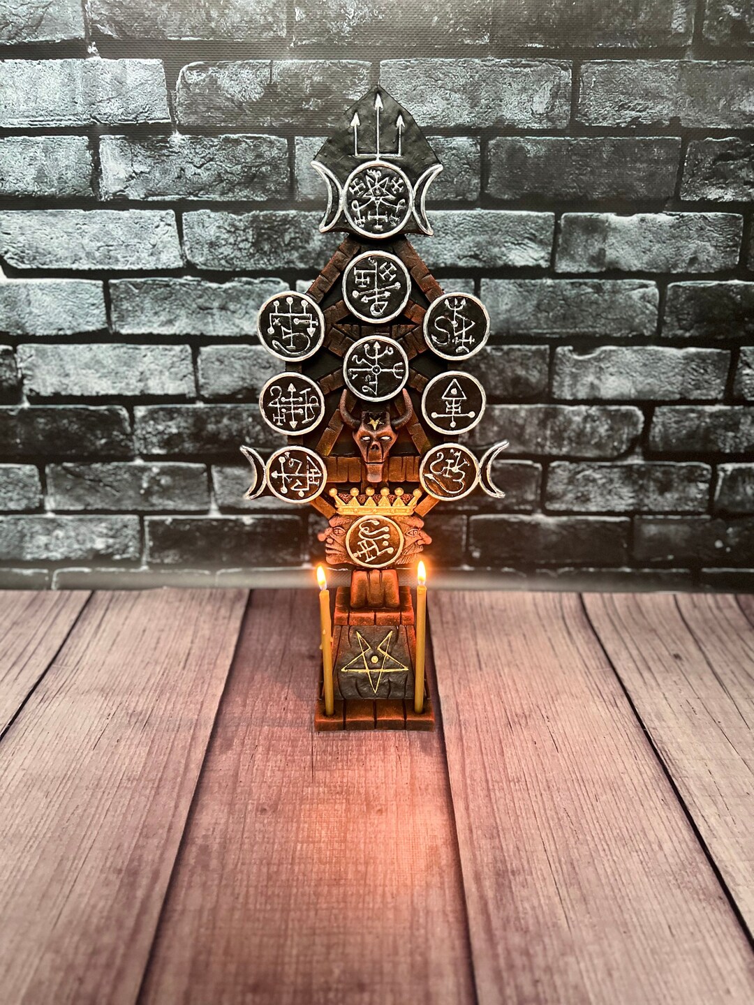 Qlippoth Tree Statue Kliphoth Kabbalah Altar Altar Witchcraft Supplies ...