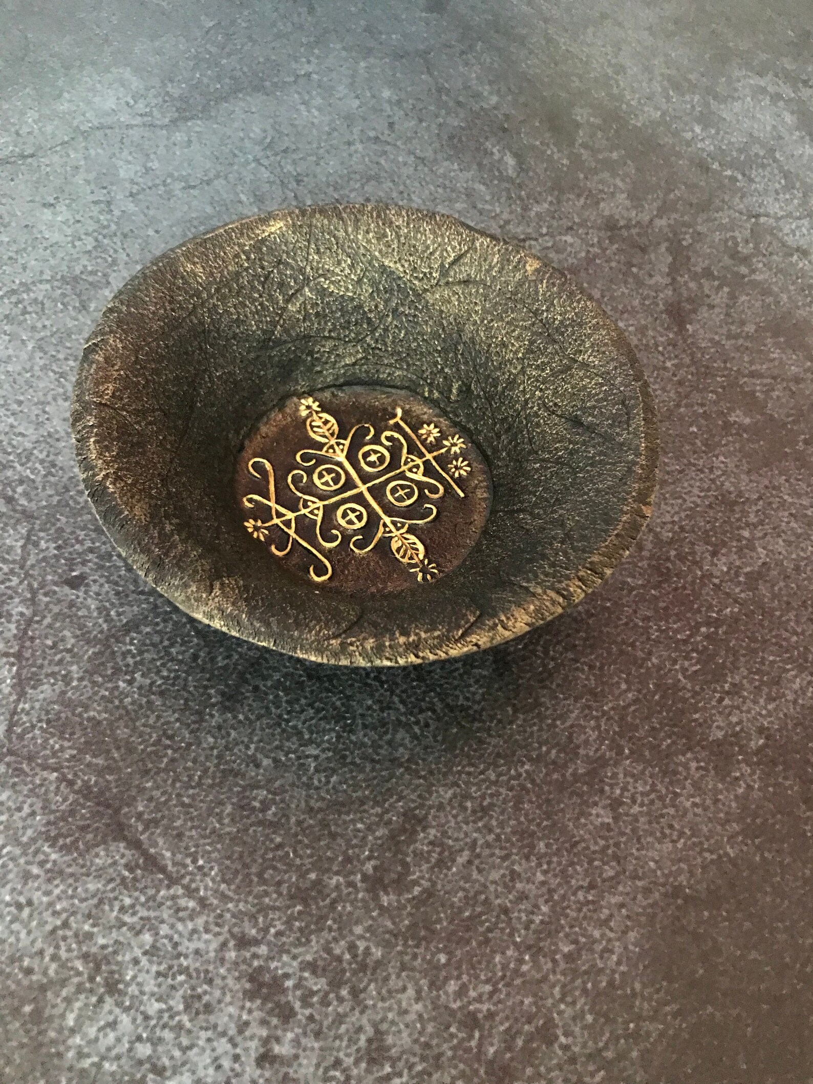 Papa Legba Voodoo Symbol Alrar Ritual Offering Bowl - Etsy