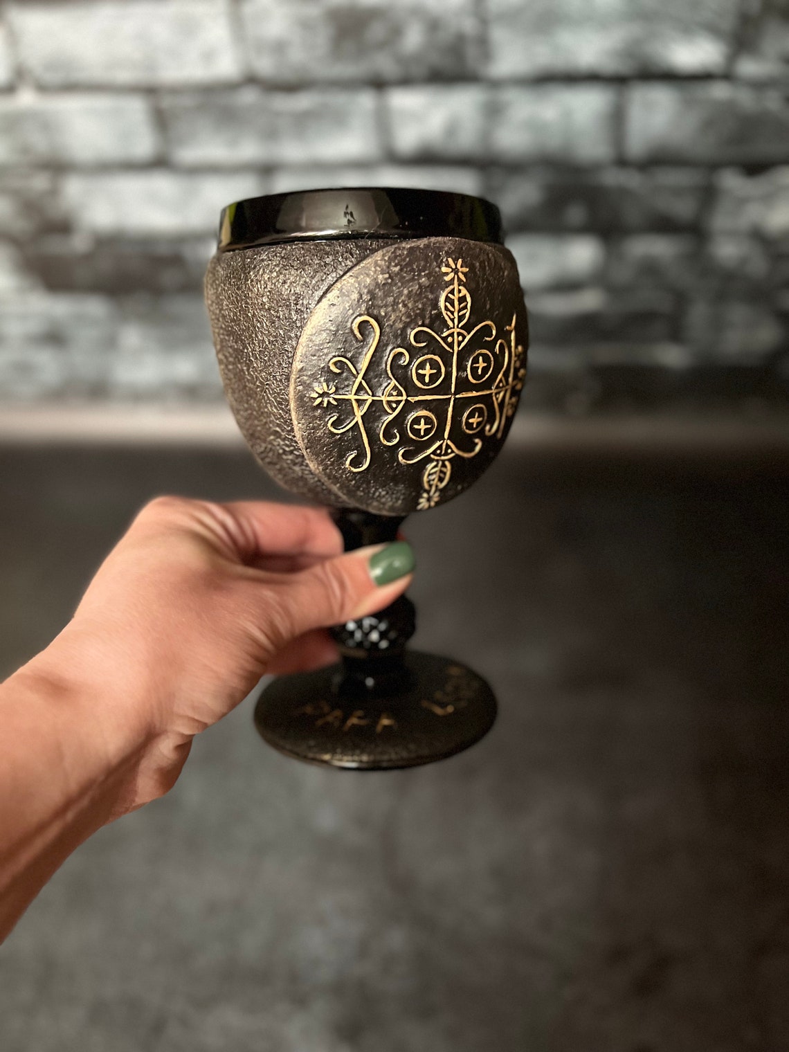 Papa Legba Cup Voodoo Symbol Ritual Altar Tool Occult Altar - Etsy