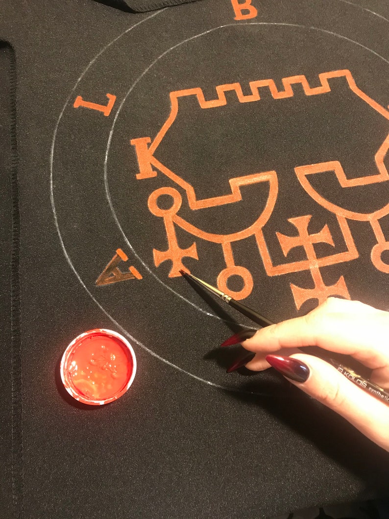 Belial Tablecloth Goetia Demon Sigil Demonology Altar Occult - Etsy