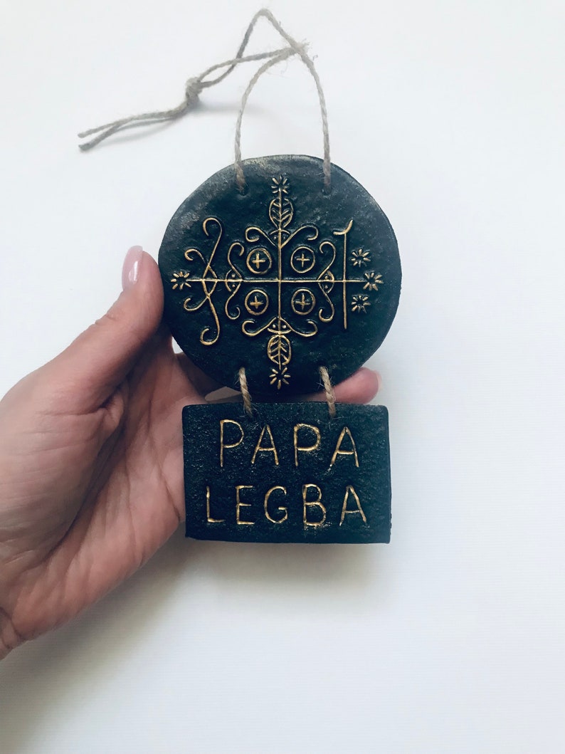 Papa Legba Wall Decor Voodoo Symbol Occult Altar Altar Tool - Etsy