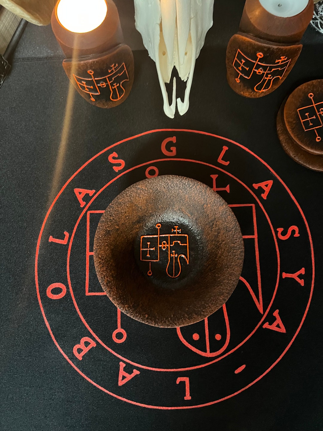 Glasya Labolas Goetia Offering Bowl 72demon Plate Ritual Altar Solomon ...