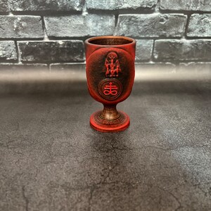 Baphomet Altar Cup Sulfur Sigil Goblet Satan Ritual Witchcraft Supplies ...