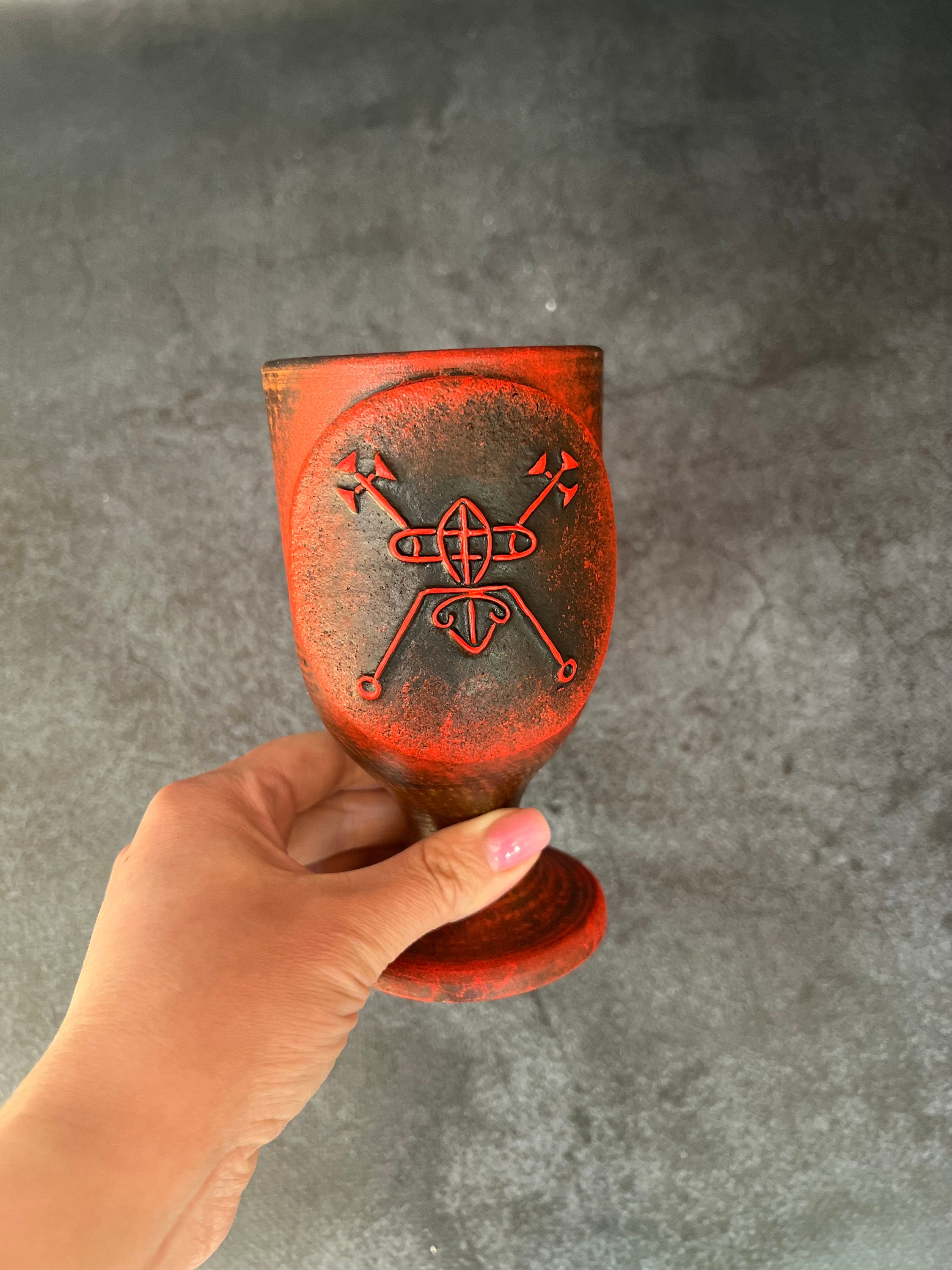 Bael Demon Sigil Goetia Altar Ritual Cup Lesser Key Solomon Occult Tool ...