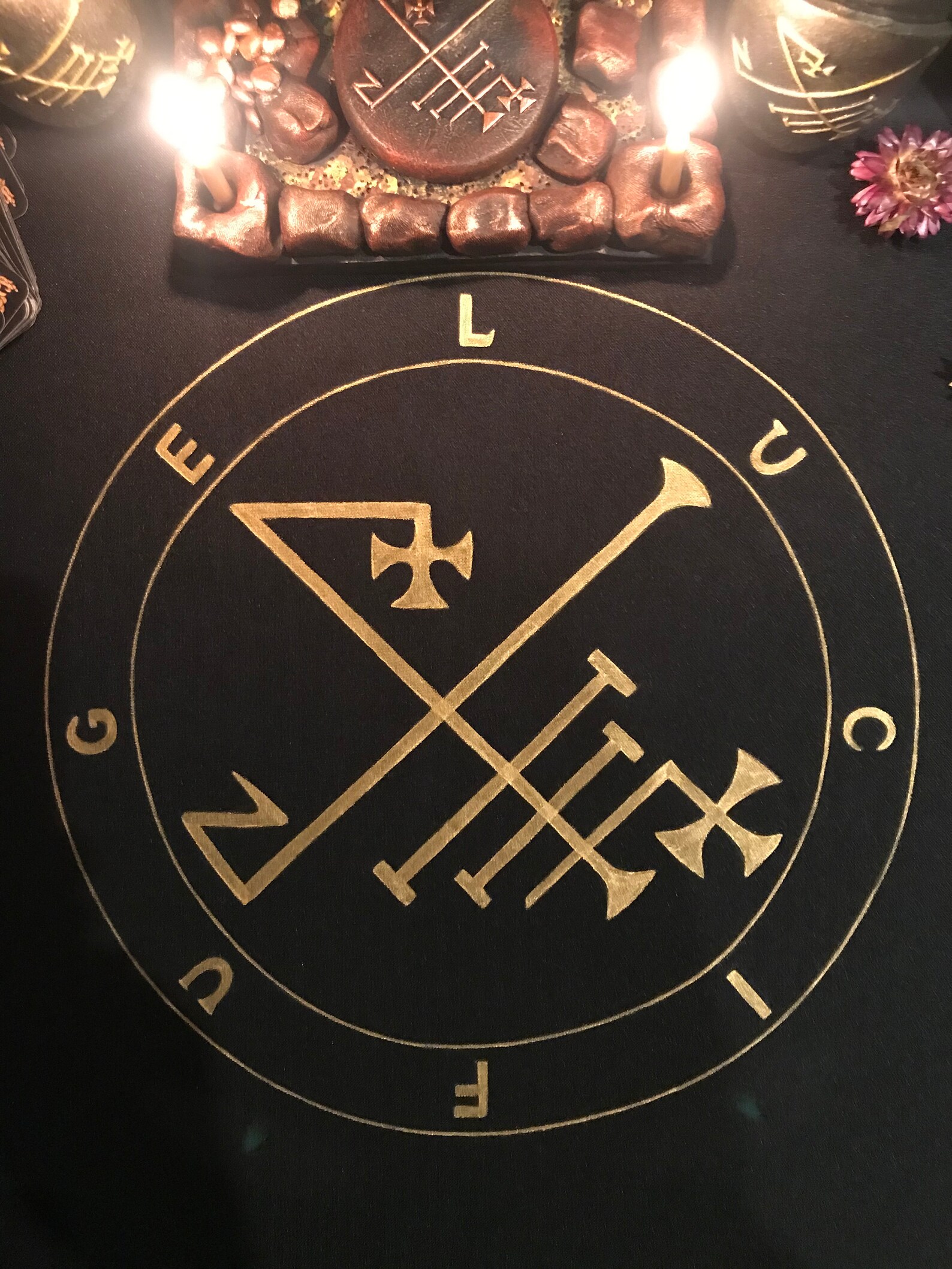 Lucifuge Rofocale Demon Ritual Altar Tablecloth - Etsy
