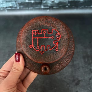 Stolas Demon Sigil Goetia Alrar Ritual Incense Holder Solomon Magic ...