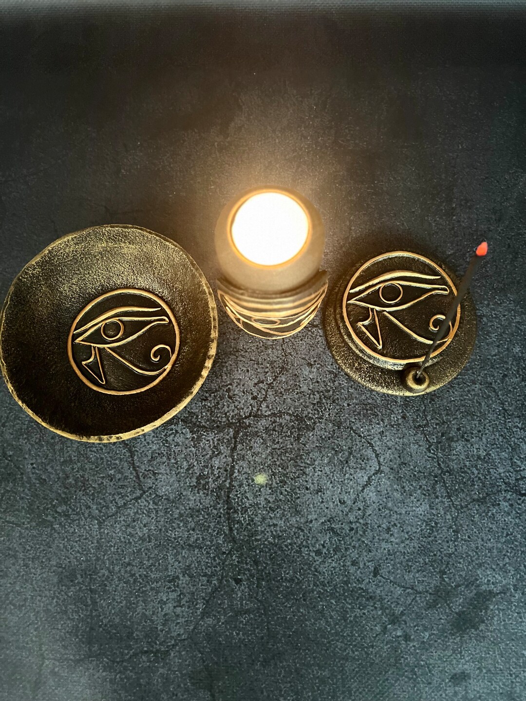 Horus Eye Egyptian God Altar Ritual SET Witchcraft Supplies Handcrafted ...