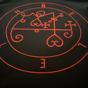 Beleth Tablecloth Goetia Demon Sigil Altar Cloth Witchcraft Supplies ...